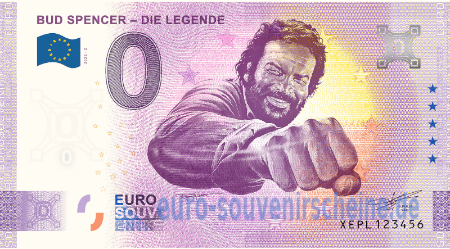 0 Euro Collector banknotes - XEPL-2022-2 BUD SPENCER - DIE LEGENDE